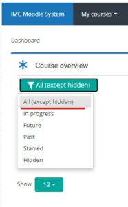 Accessing Moodle – IMC