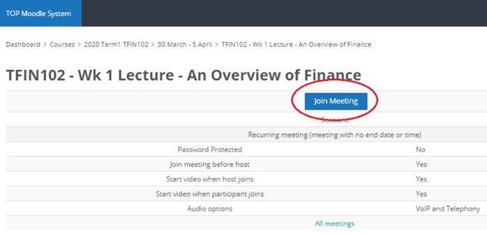 Accessing Moodle – IMC
