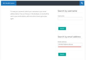 Accessing Moodle – IMC